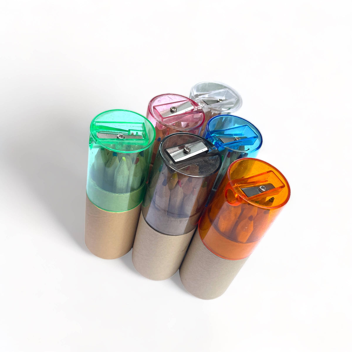 Mini Travel Compact Colored Pencils with Built In Sharpener – The ...